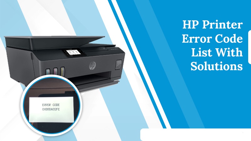 Основні коди помилок принтерів HP